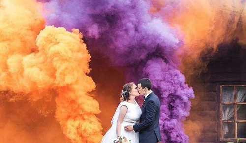 Цветной дым Дымовые шашки на свадьбу и фотосессии