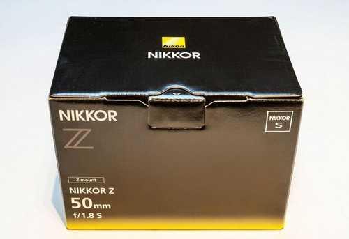 Nikon 50mm 1.8 z новый