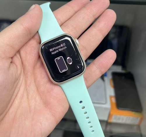 Apple watch 9 41mm starlight al star