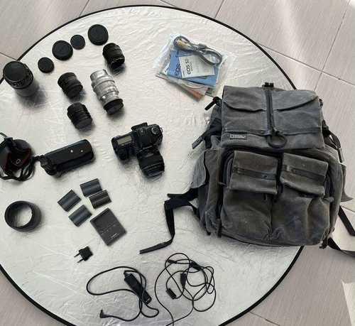 Canon 5d + набор объективов + рюкзак