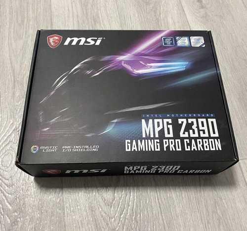 Msi z390 gaming pro carbon + i5 9600k