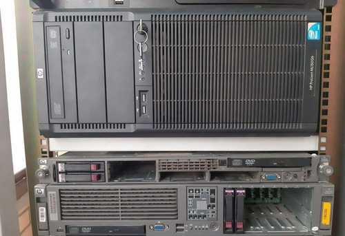 Сервера HP bl680c, ml150, dl360, dl380