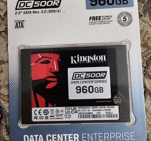 Жесткий диск SSD Kingston DC500R 960гб 2.5"