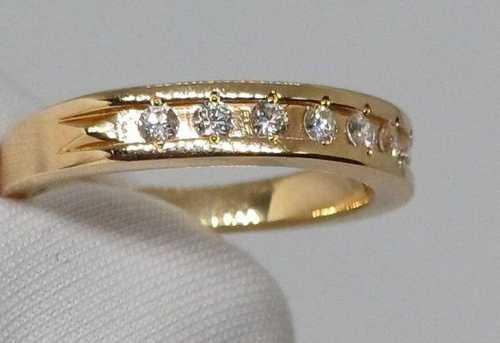 Золотое кольцо с бриллиантами 585 проба
