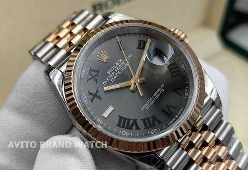 Часы Rolex datejust 36 mm wimbledon gold and steel