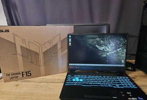 Игровой ноутбук 15.6" ASUS TUF Gaming F15 FX506H, 512 ГБ, Core i7-11800H, RAM 16 ГБ, GeForce RTX 3050 Ti 4 ГБ