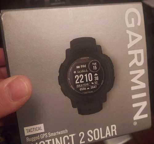 Часы garmin instinct 2 solar tactical