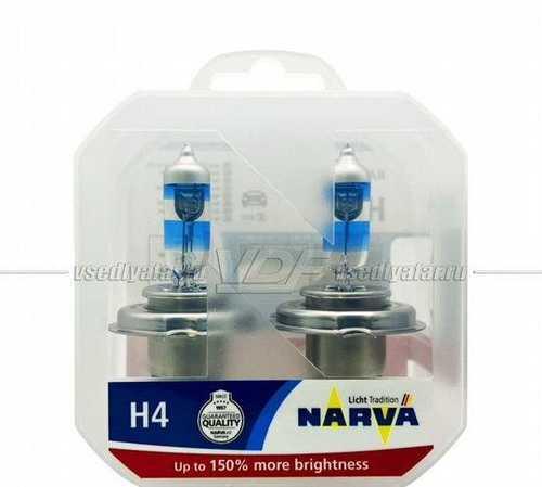 Лампа галогенная narva H4 12V-60/55W Range Power +