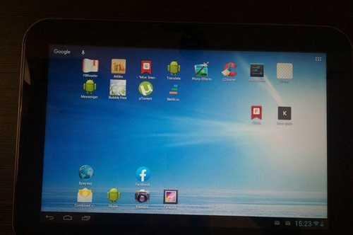 Планшет Toshiba AT300SE 10", 4 ядра, Android 4.1