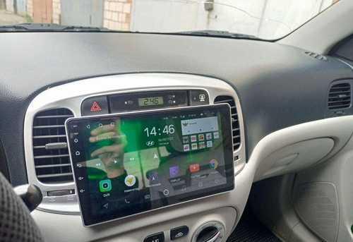 Android магнитола для Hyundai Accent 3, есть Teyes