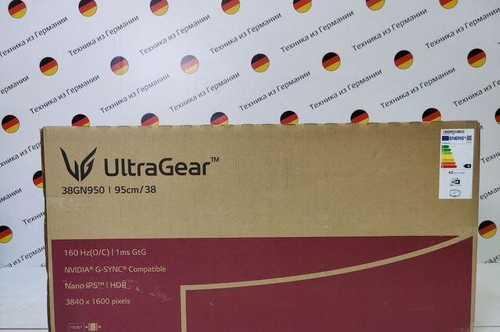 Мониторы Lg UltraGear 38 GN950-B. Гарантия 1 год