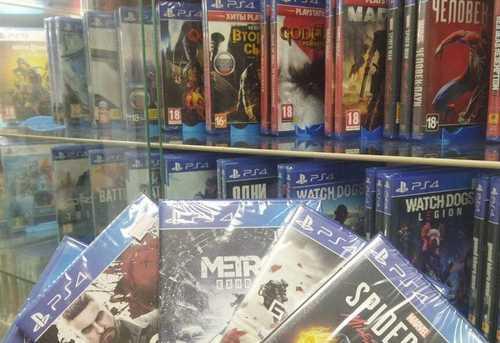 PS4, лицензионные диски, игры для приставки