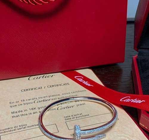 Браслет Cartier золотой с бриллиантами