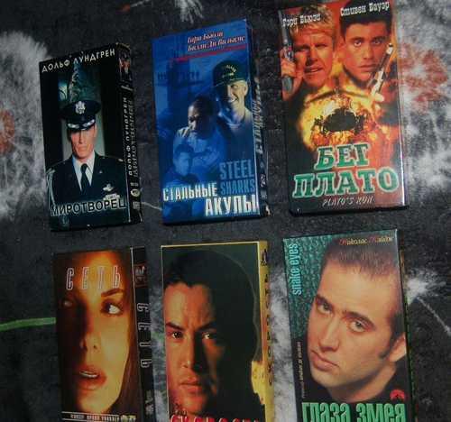 Кассеты VHS Боевики и детективы из 90-х часть 2