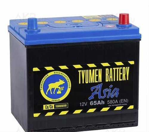 Аккумулятор автомобильный Tyumen Battery Asia 65 А