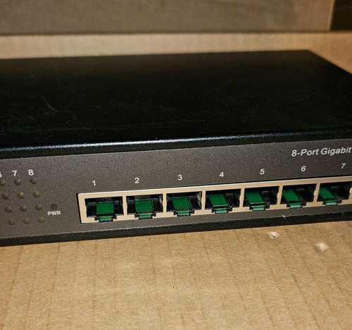 8-port gigabit poe switch (коммутатор, свитч)