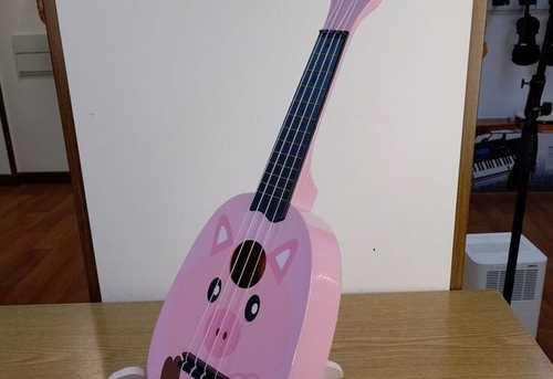 Новое укулеле Belucci MU2115 Pink Pig
