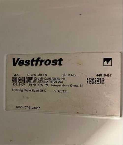 Холодильник Vestfrost KF355 Green зеленый бу