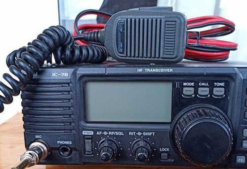 Кв трансивер icom - 78