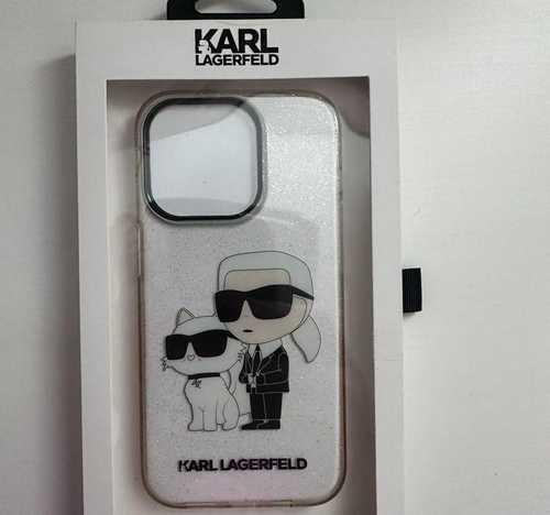 Оригинальный чехол на iPhone 14 pro Karl Lagerfeld