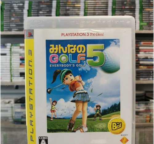 Golf 5 Everybodys Golf PS3 Японская версия