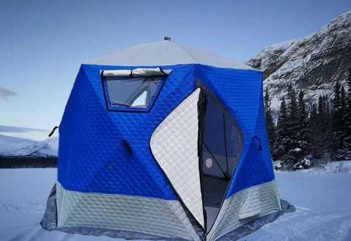 Мобильная баня палатка куб, зимняя рыбалка