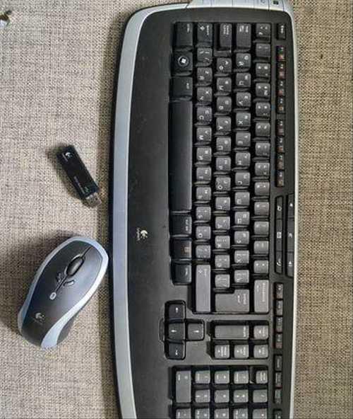 Комплект беспроводной мышь + клавиатура logitech