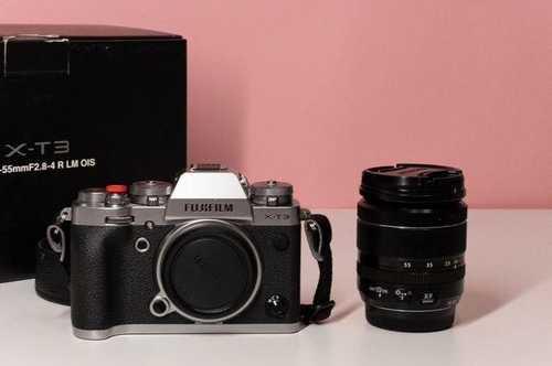 Fujifilm x-t3 kit 18-55 (ростест, б/у)