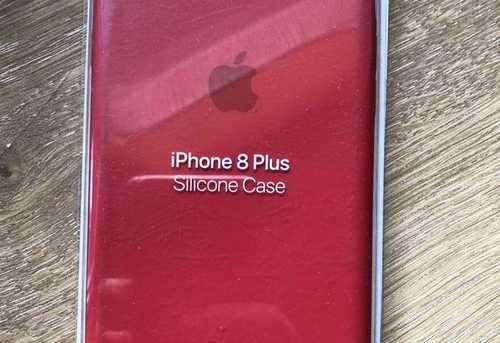 Apple iPhone 8 Plus Silicone Case Red (product)