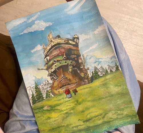 Рисунок из фрагмента аниме "Ходячий замок"