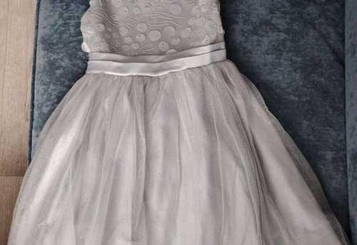 Детское нарядное платье размер 134
