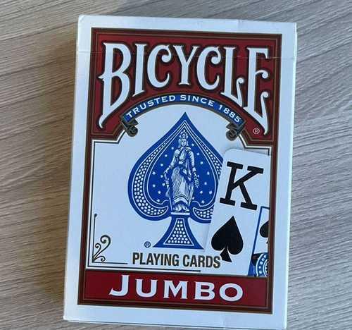 Игральные карты bicycle jumbo index