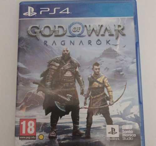 Диск на ps4 god of war ragnarok