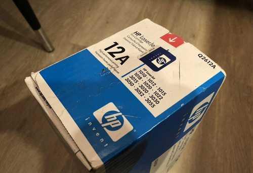 Картридж hp Q2612A (12A) новый, оригинал