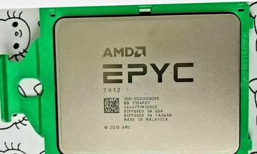 Процессор AMD epyc 7H12 64 ядра 2.6Ghz 256mb 280w