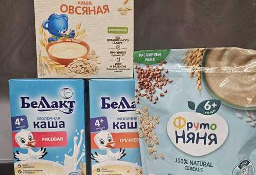 Детские каши Белакт, фруто няня, Nestle