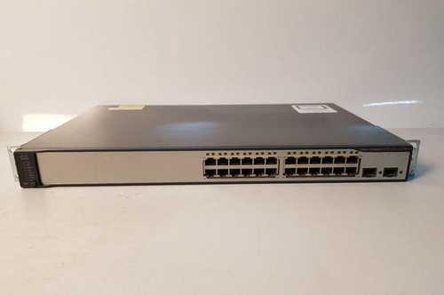 POE Коммутатор Cisco WS-C3750V2-24PS-S б.у