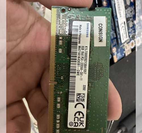 Оперативная память ddr4 8gb 3200 samsung