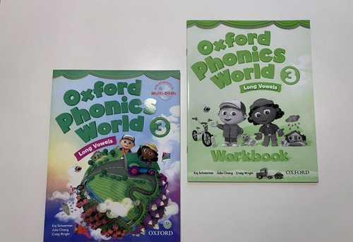 Oxford phonics world 3, новый комплект