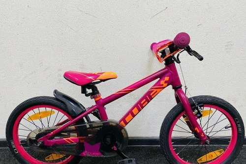 Немецкий велосипед Cube Kid 160 girls, колеса 16"
