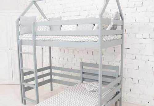 Комплет детских кроватей из массива