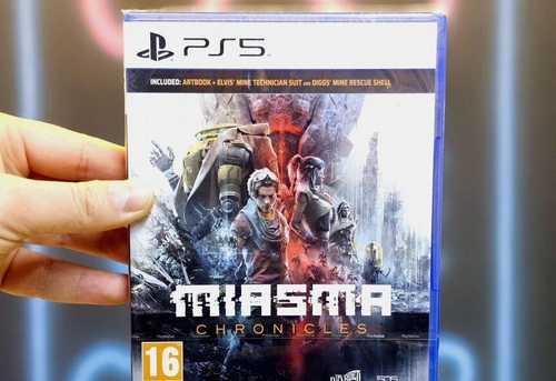 Новый диск ps5 Miasma Chronicles, русская версия