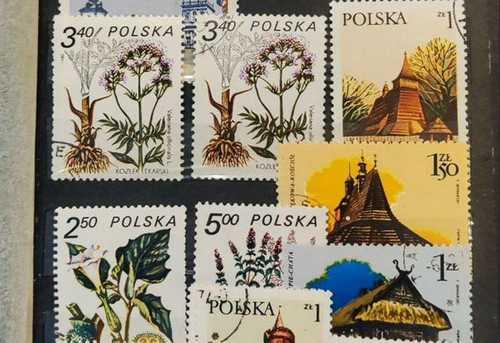Альбом с почтовыми марками Польши
