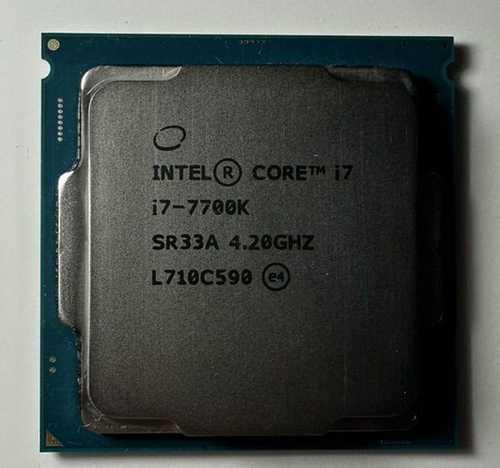 Процессор intel core i7 7700k