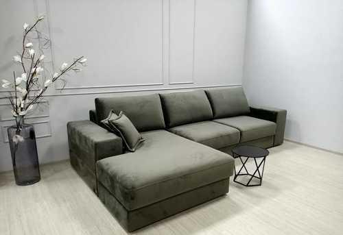 Современный диван в велюре в наличии