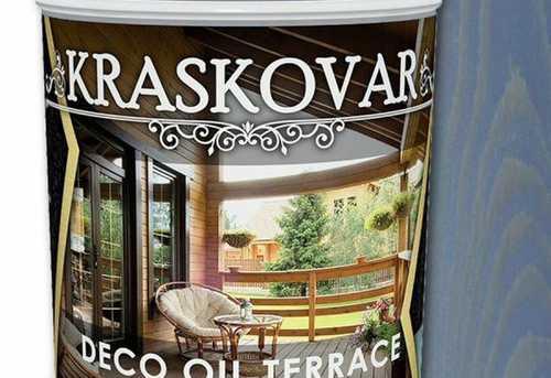 Масло Kraskovar Deco Oil Terrace Аквамарин 0,75л