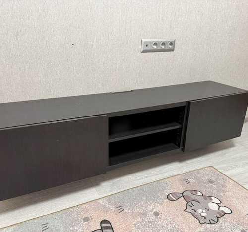 Тумба под тв IKEA Besta черная