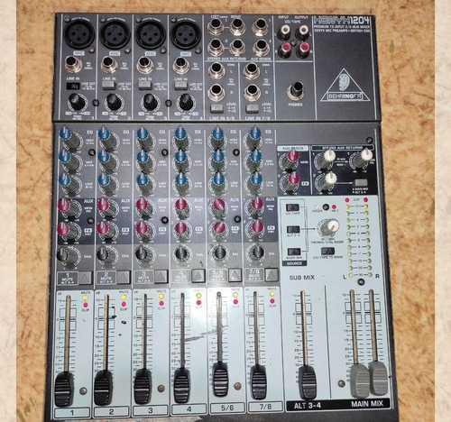 Микшерный пульт behringer xenyx 1204