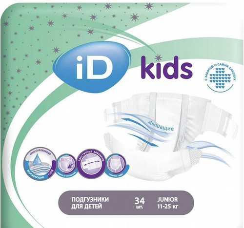 Детские подгузники iD Kids Junior