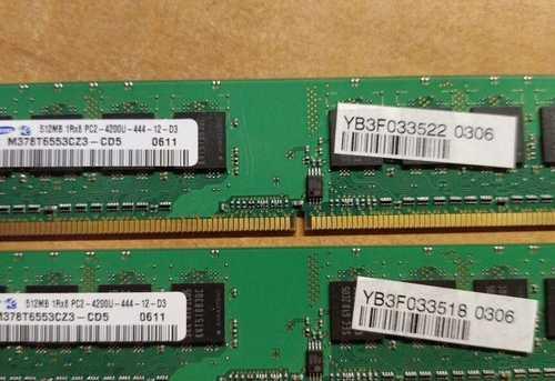 Оперативная память DDR2 (Kits по 2 штуки)